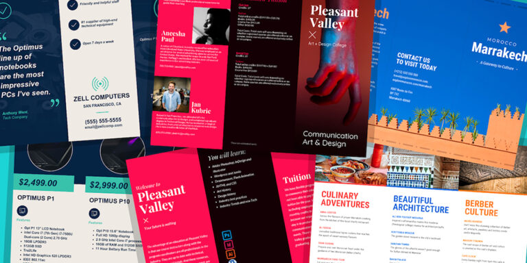 Trípticos Publicitarios : Qué son, tipos, beneficios, diseños y mejores ...